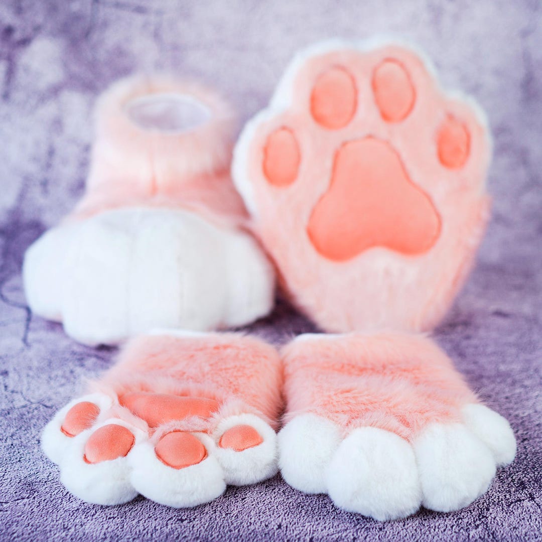 Cosplay Furry Paws, Fursuit Paws Set, Furry Gloves and Shoes for Furry ...