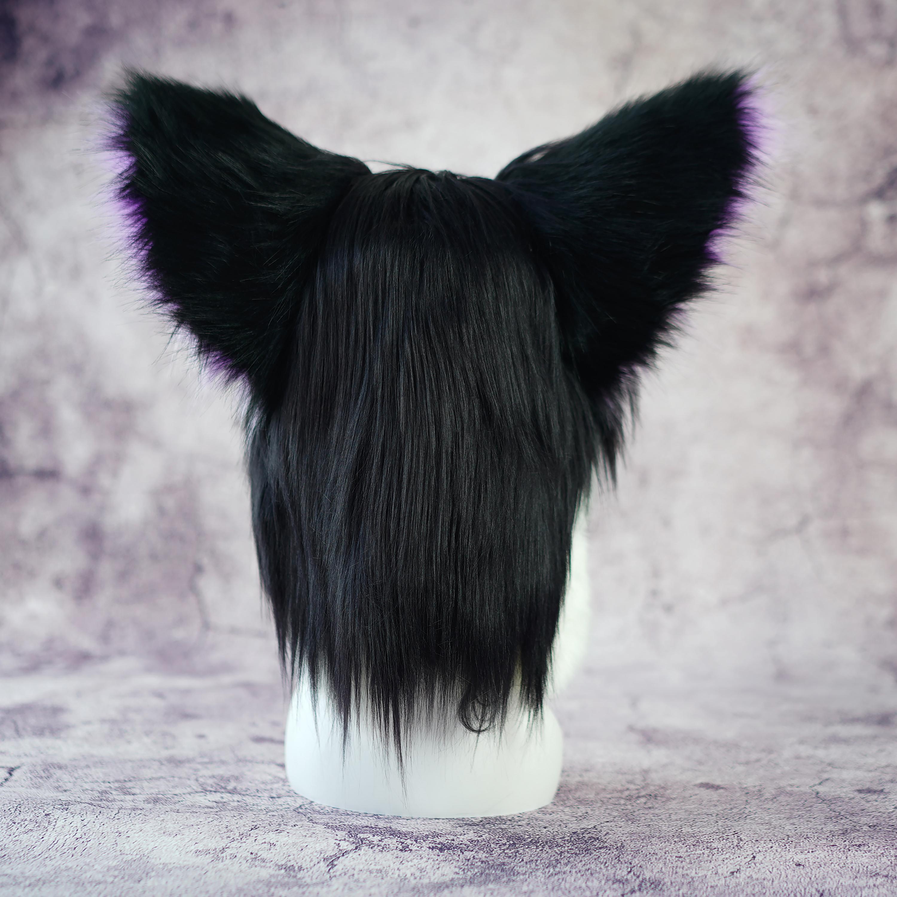 LARP Fursuit Mask, Faux Fur Fox Animal Head, Role-playing Costume ...
