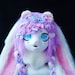 Candy Lavender Bunny Kigurumi Fursuit Furry Head Kig Style,white Bunny ...
