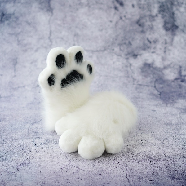 Realistic Furry Paw - Etsy