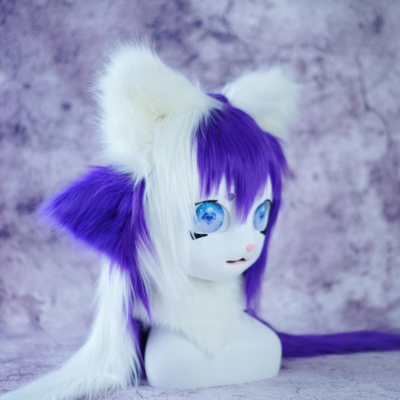 Kigurumi Fursuit Mask for Cosplayers | Breathable Animal Head | Custom ...