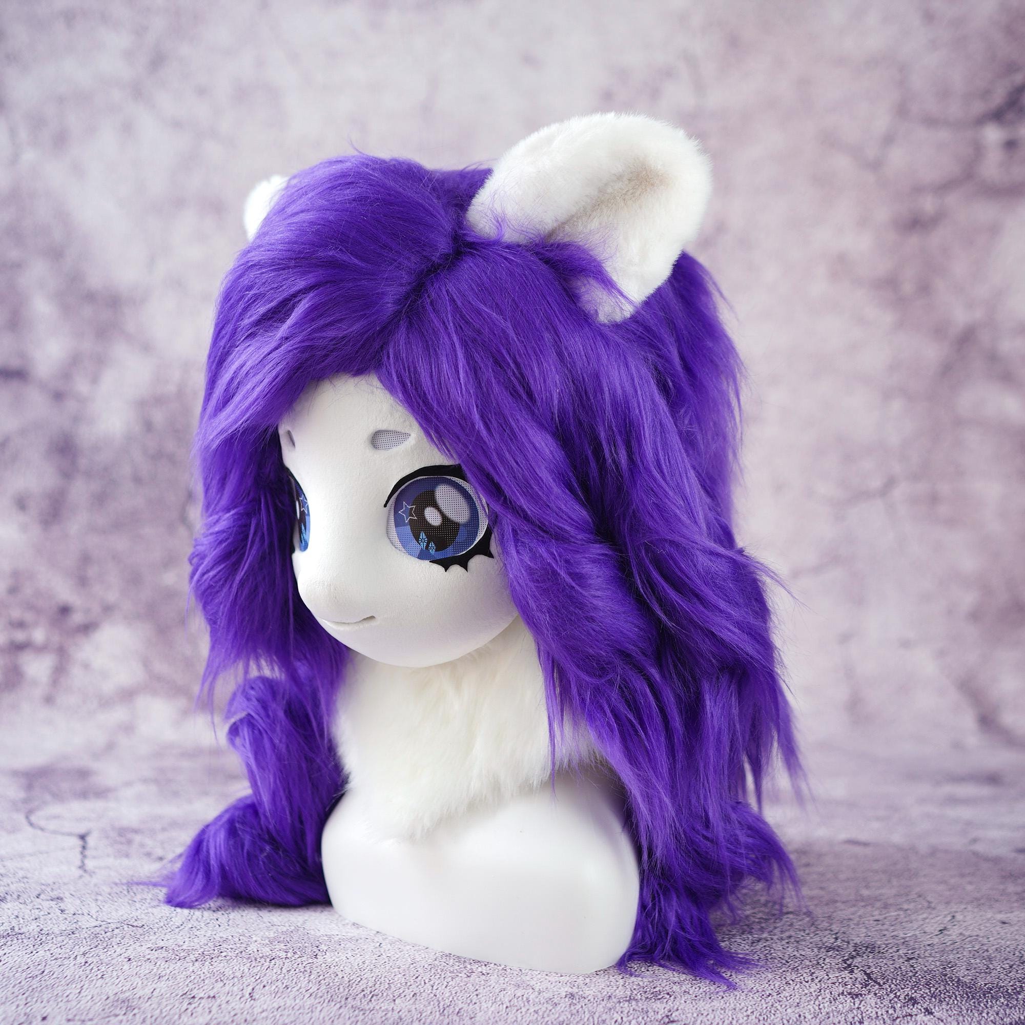 Little Pony Cosplay Mask, MLP Furusit Mask, Furry Art, Cosplay Gears ...