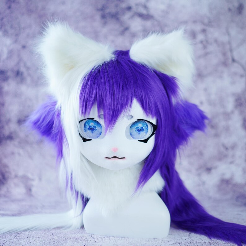 Kigurumi Fursuit Mask for Cosplayers | Breathable Animal Head | Custom ...