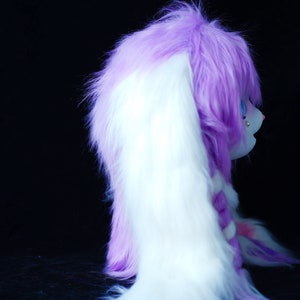 Candy Lavender Bunny Kigurumi Fursuit Furry Head Kig Style,white Bunny ...