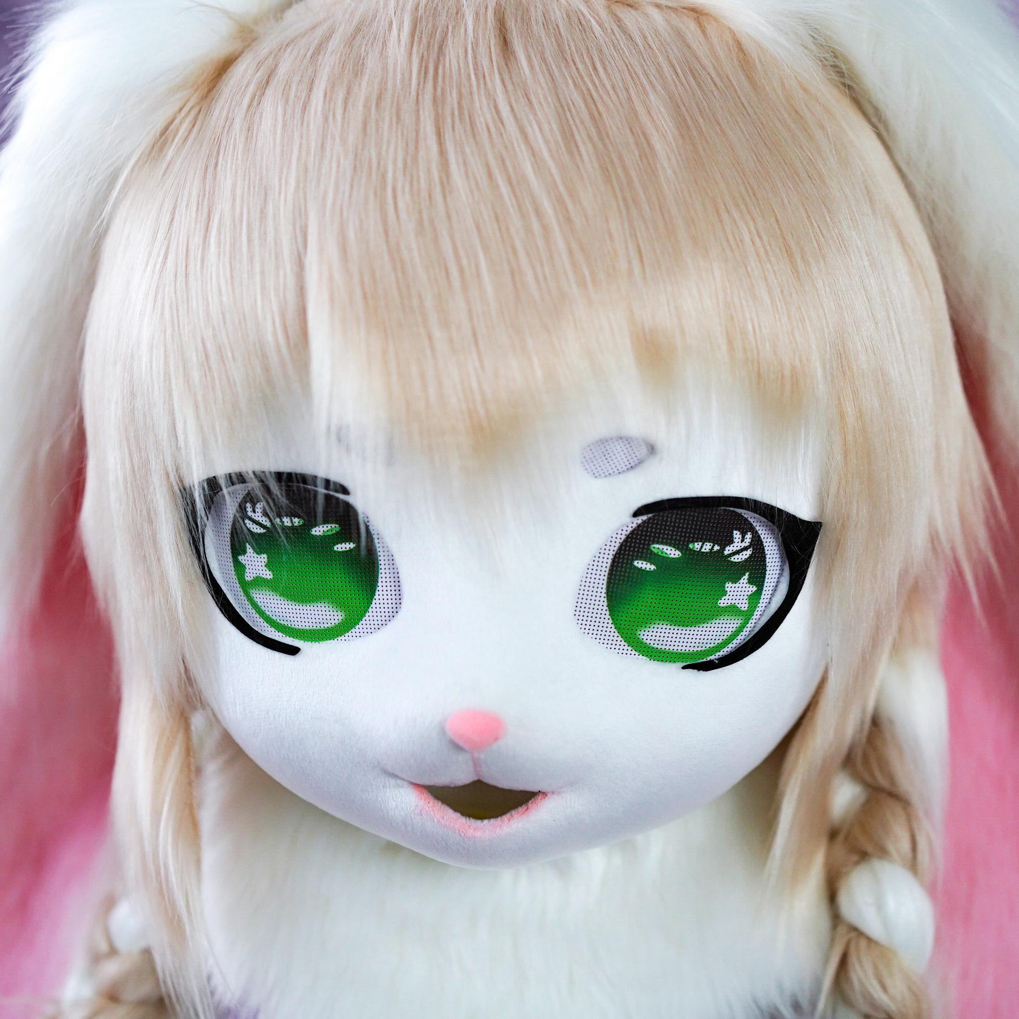 Artistic Fursuit Head, Kig Faux Fur Design, Creative Character Mask ...