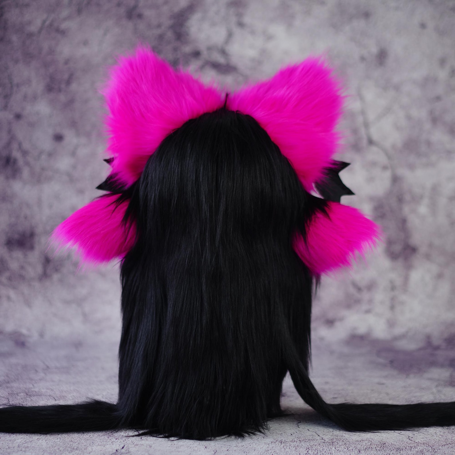 Alien Fursuit Head Mask and Feetpaws Set- Handcrafted Faux Fur Kigurumi ...