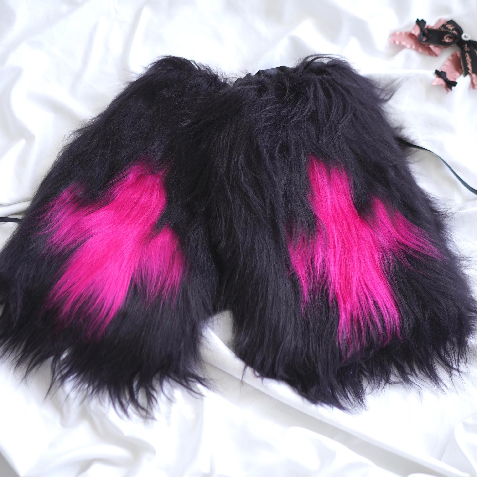 Kawaii Fluffy Leg Warmers Anime Cosplay Kigurumi Accessories Cute ...