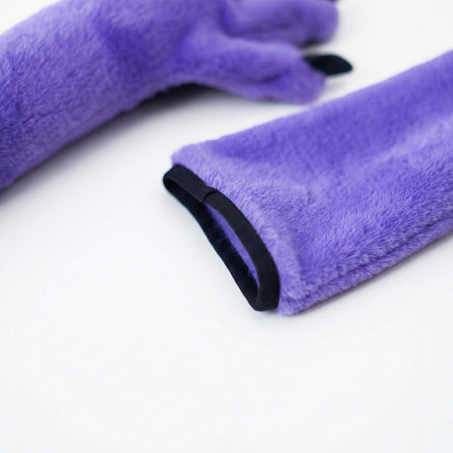 Slim Fursuit Paws | Purple Cosplay Paw Gloves for Jax | Long Arm Furry ...