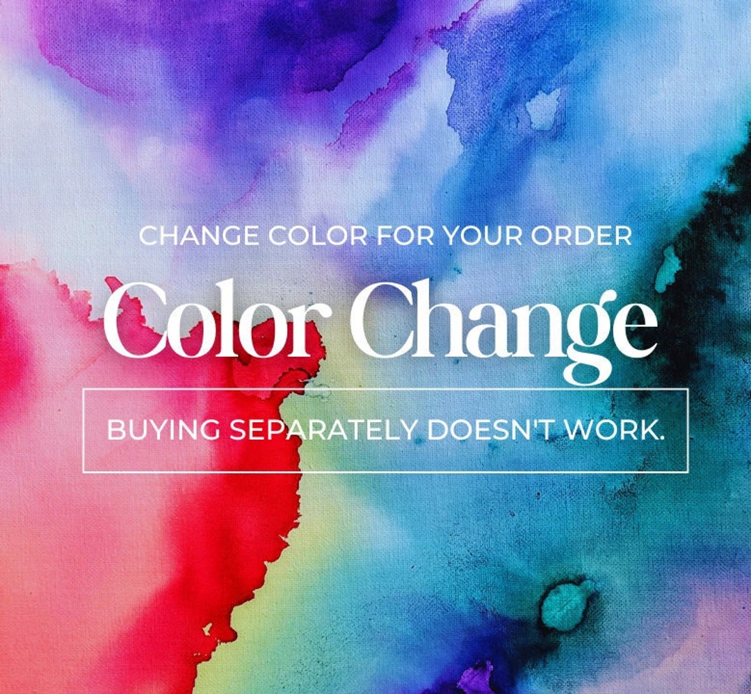 Choose Color for Your Custom Order - Etsy