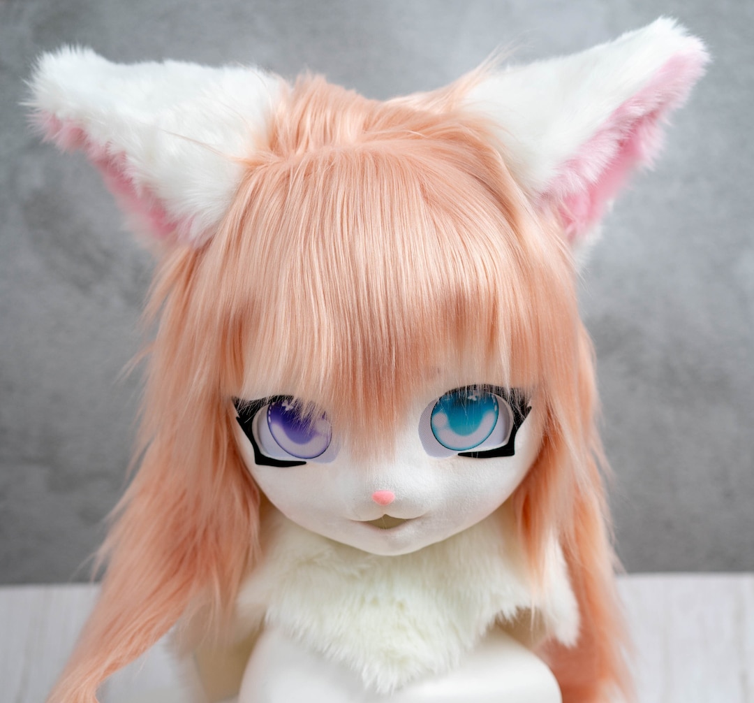 Kig Head Fursuit Furry Head Japan Style Personalizable Handmade Cosplay ...