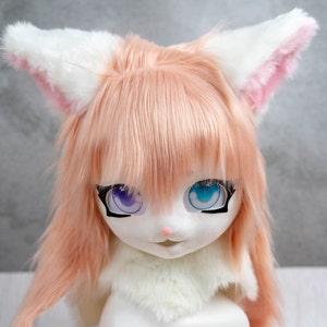 Kig Head Fursuit Furry Head Japan Style Personalizable Handmade Cosplay ...