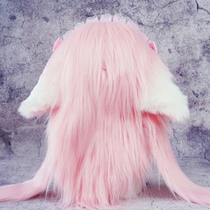 Cute Baby Pink Sheep Kig Furry Mask Head,fursuit Mask Head, Cat Kemono ...