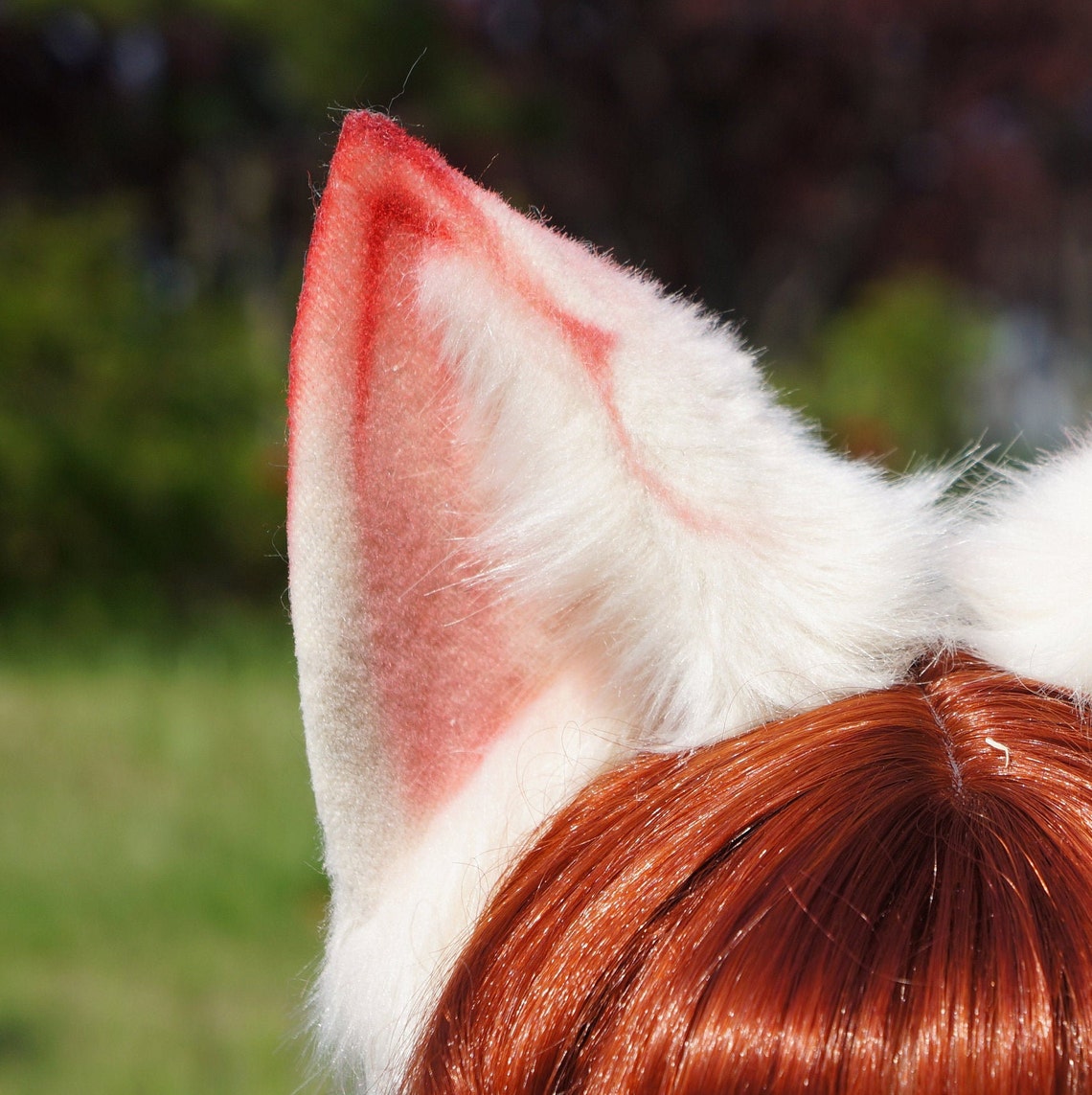 White Fox Ears Headband Ahry's Ears Ahry Headband LOL | Etsy