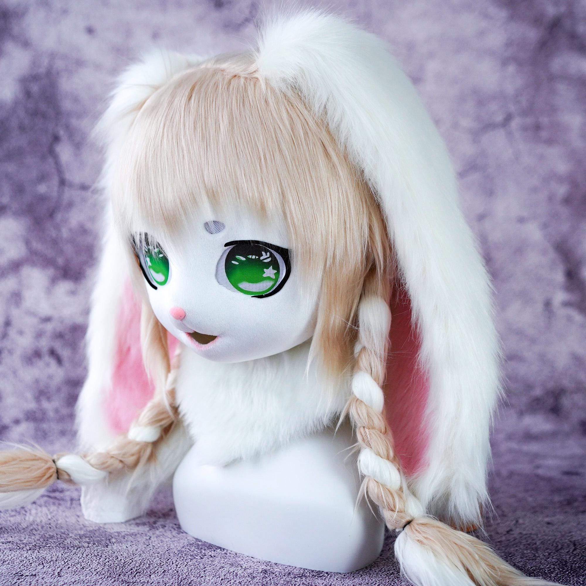 Artistic Fursuit Head, Kig Faux Fur Design, Creative Character Mask ...