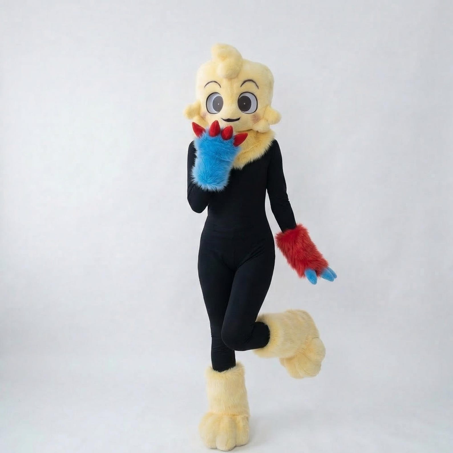 Goob Cosplay Fursuit Partial | Breathable Kigurumi Mask, Paws & Feet ...