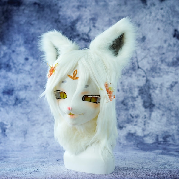 Furry Fox Mask - Etsy
