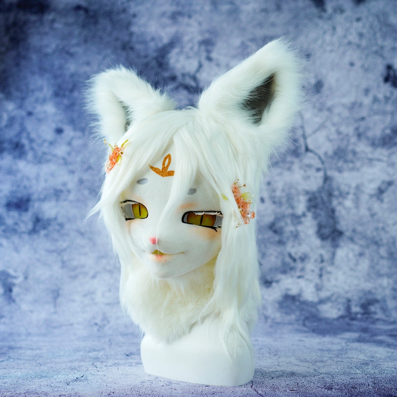 Furry Fox Mask - Etsy