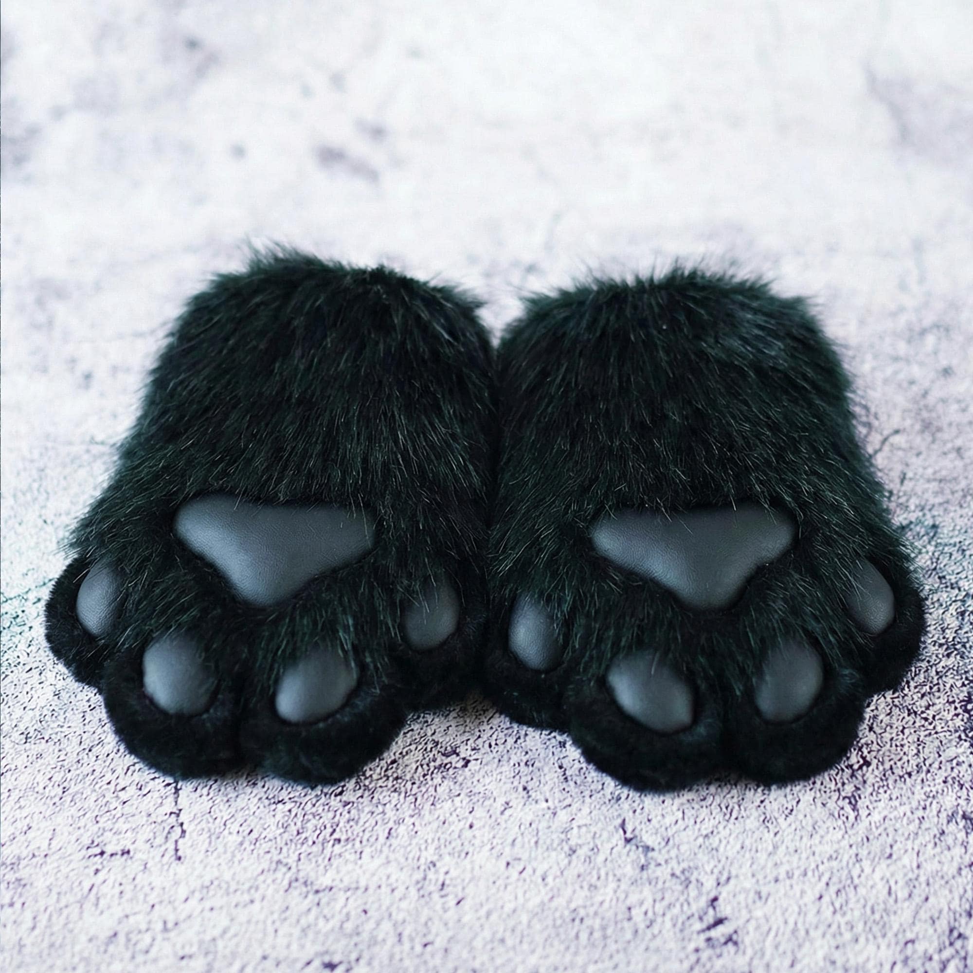 Fursuit Paws Black Gloves for Furry Convention, Furry Gloves-puppy ...
