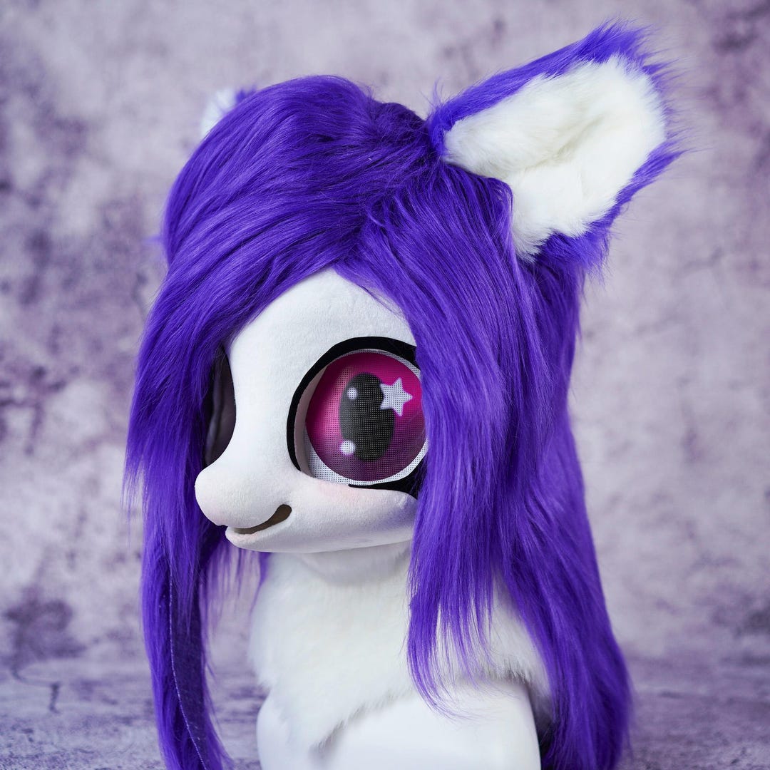 Little Pony Fursuit Head, Comic Con Accessories, Cosplay Convention ...