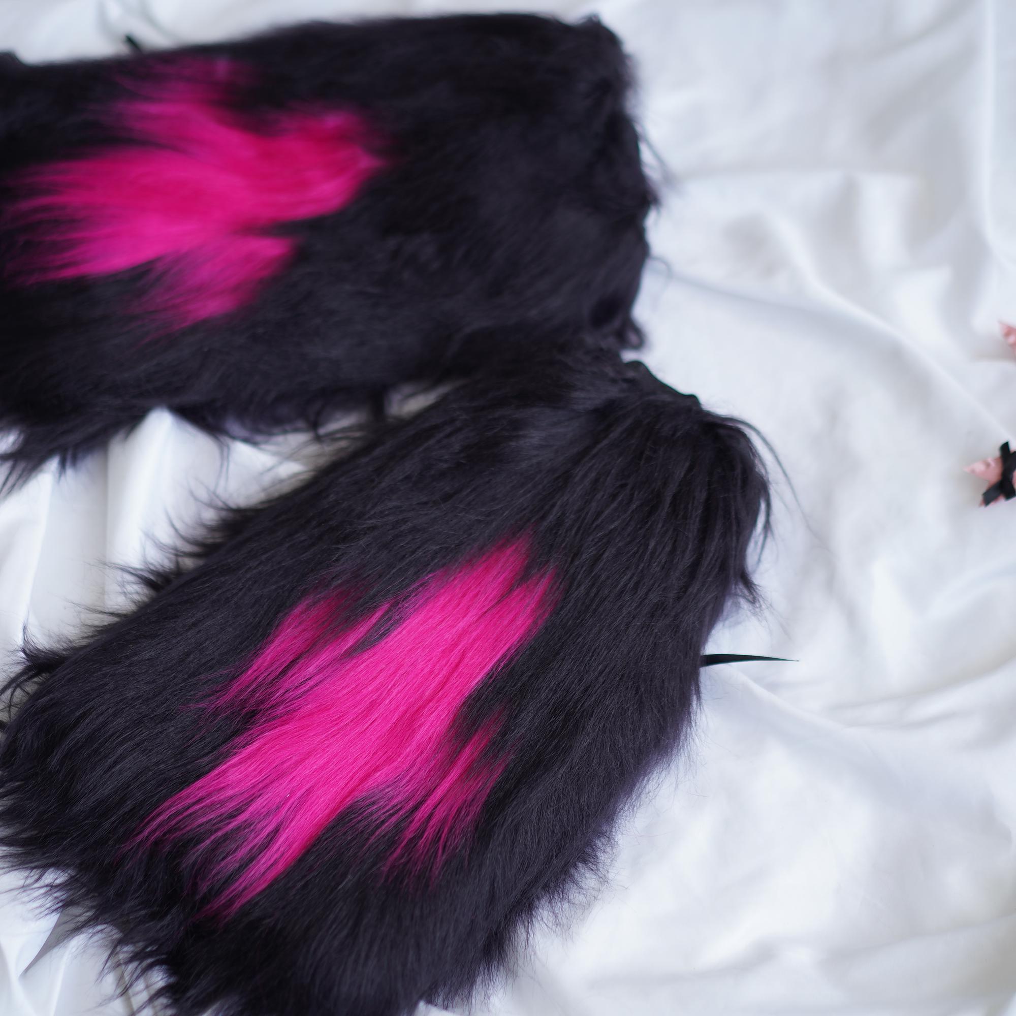 Kawaii Fluffy Leg Warmers Anime Cosplay Kigurumi Accessories Cute ...