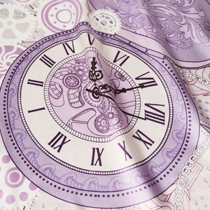 Time Hourglass Lavender Glamorous Silk Scarf for Women - Etsy