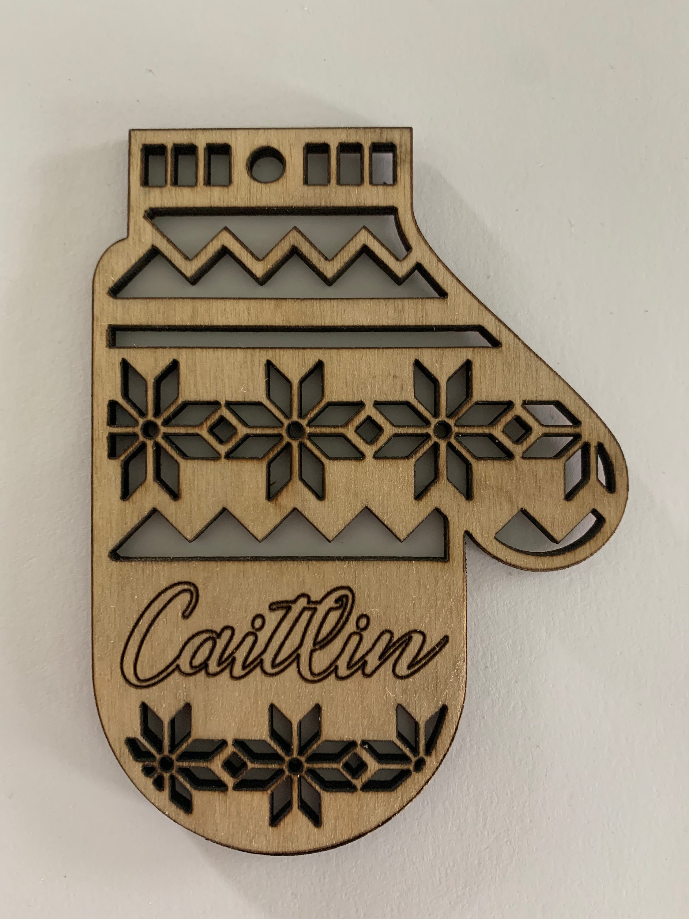 Personalized Mitten Ornament Mitten Tree Ornament Name | Etsy Canada