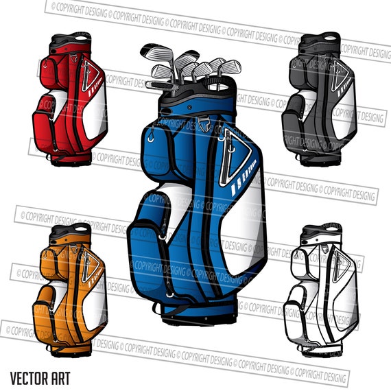 Golf Club Bag Clip Art