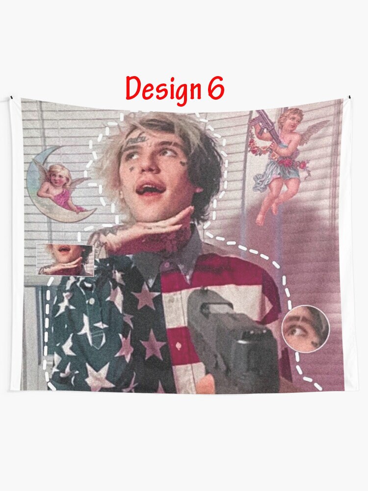 Lil Peep Poster Wall Tapestry Lil Peep Wall Hanging Lil Peep Etsy