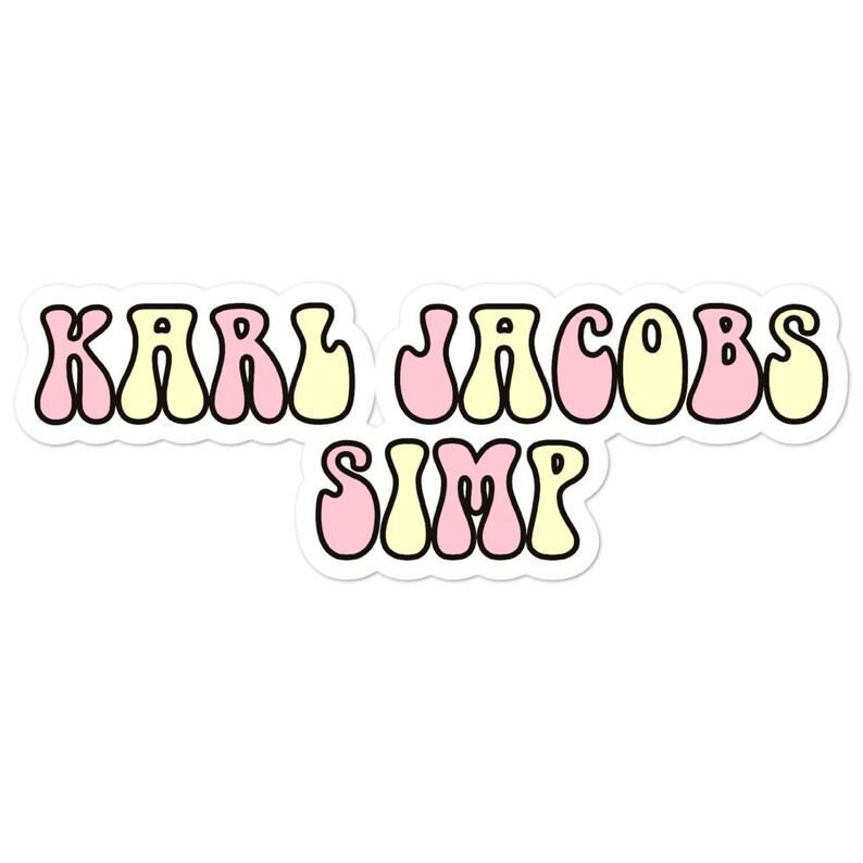 Karl Jacobs Sticker - Etsy