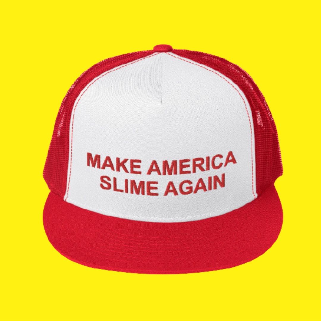 Make America Slime Again Hat Embroidered Make America Slime Again Hat ...