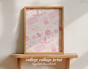 Custom College Collage Digital Print - Etsy