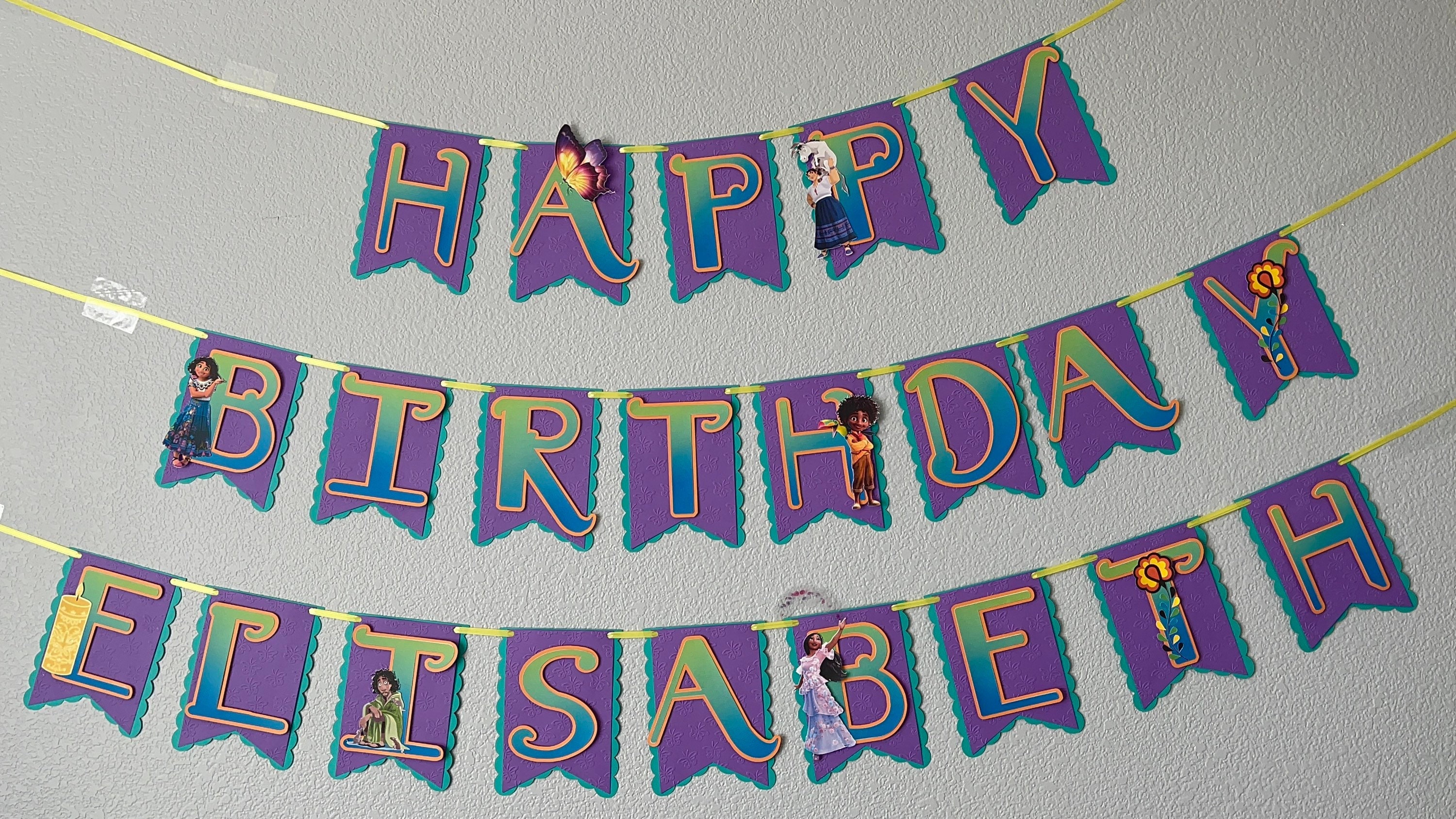 Encanto Inspired Birthday Banner Encanto Movie Theme - Etsy