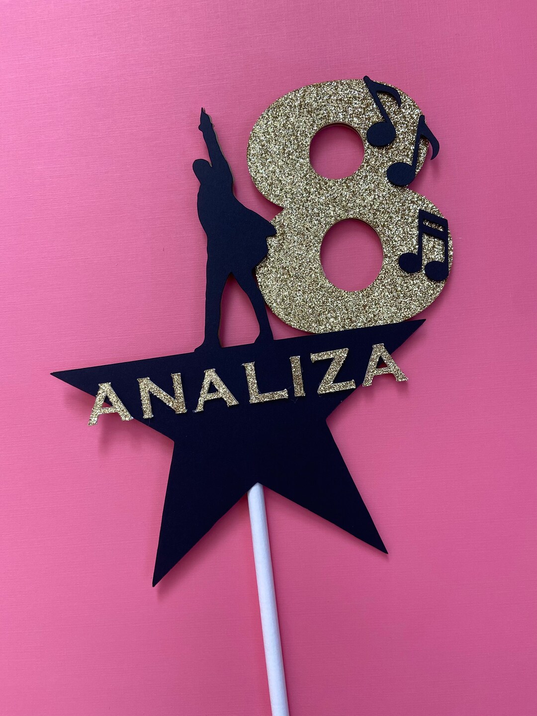 Hamilton Theme Cake Topper, Hamilton Musical Cake Topper, Hamilton ...