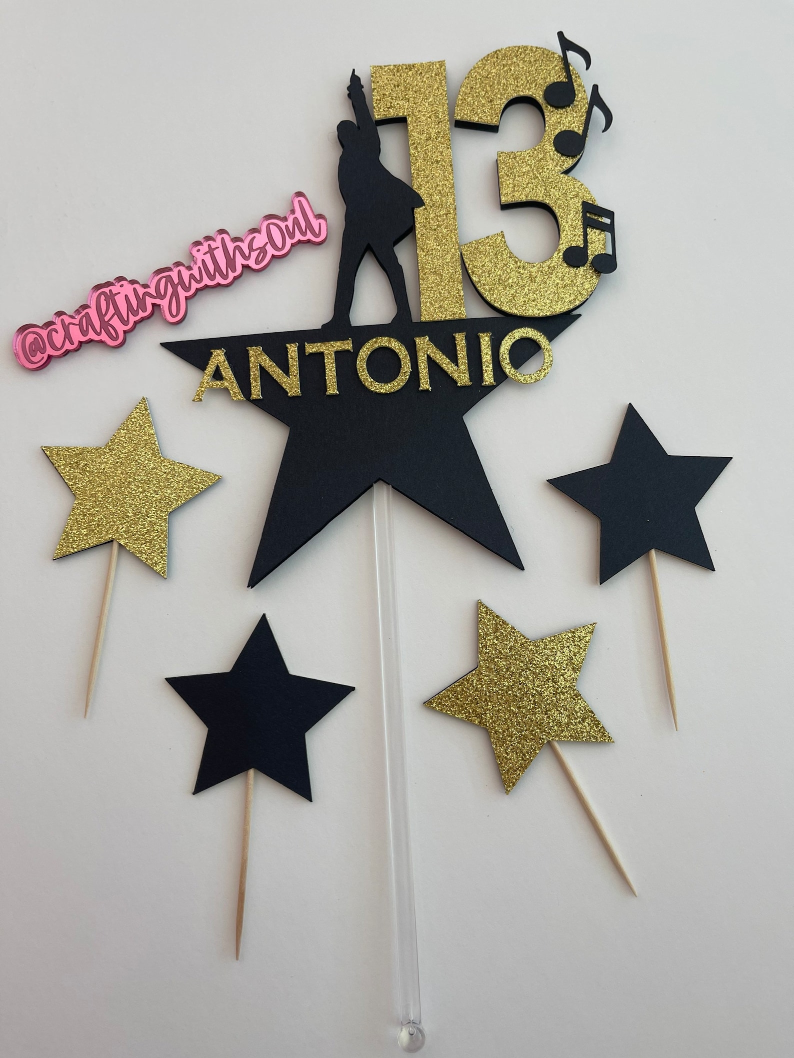 Hamilton Theme Cake Topper, Hamilton Musical Cake Topper, Hamilton ...