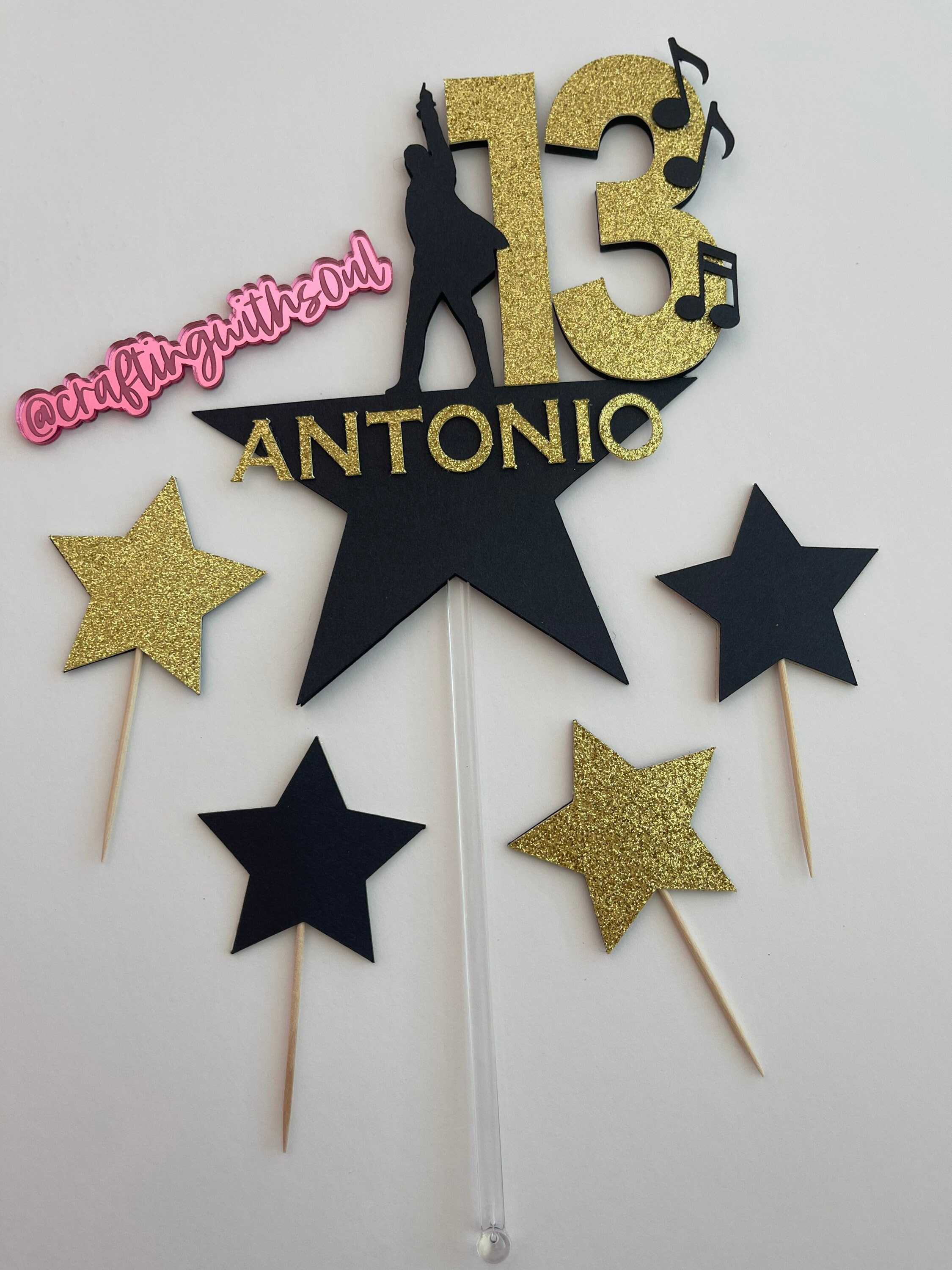 Hamilton Theme Cake Topper, Hamilton Musical Cake Topper, Hamilton ...