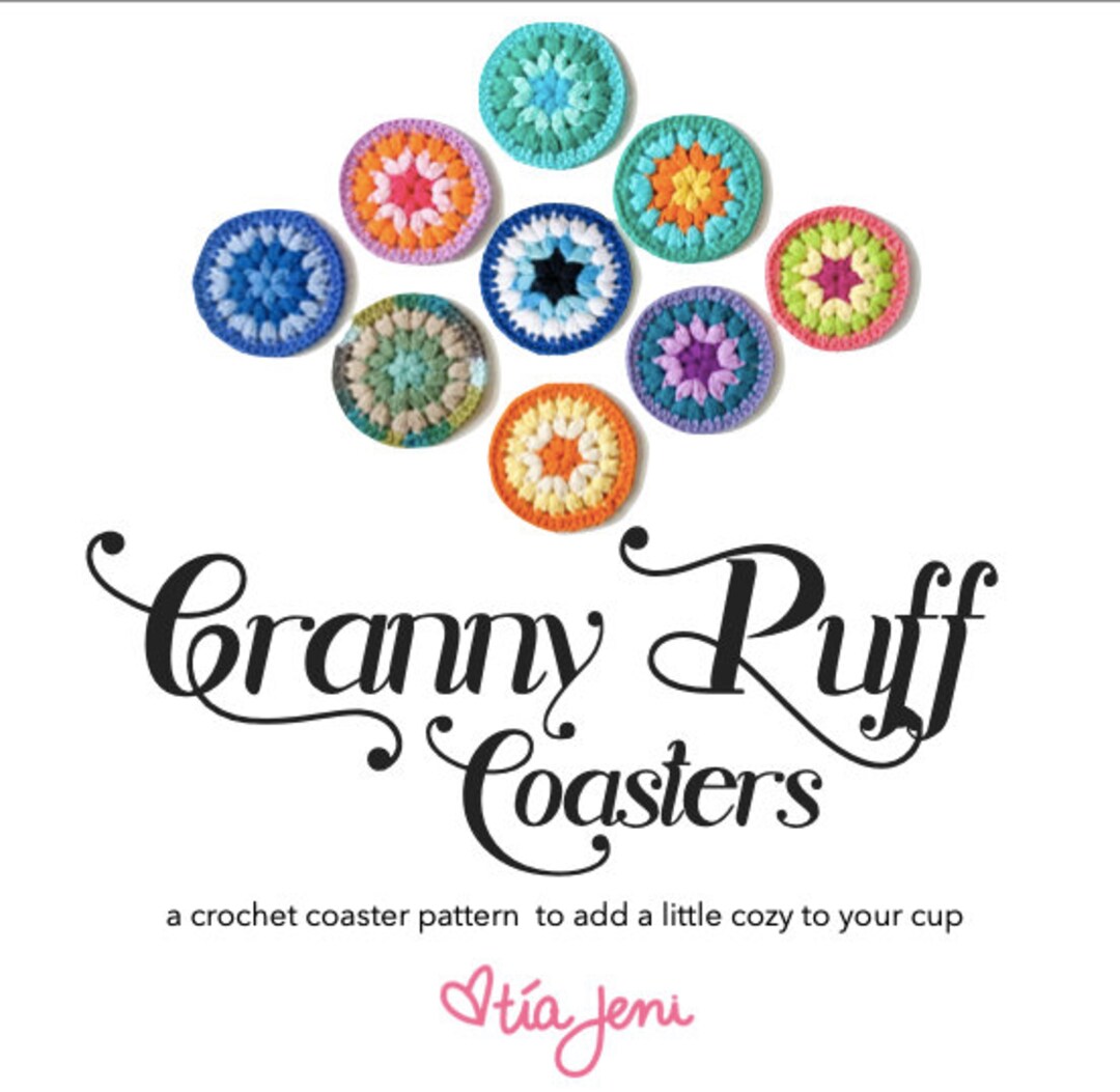 PATTERN: Crochet Granny Puff Coasters - Etsy
