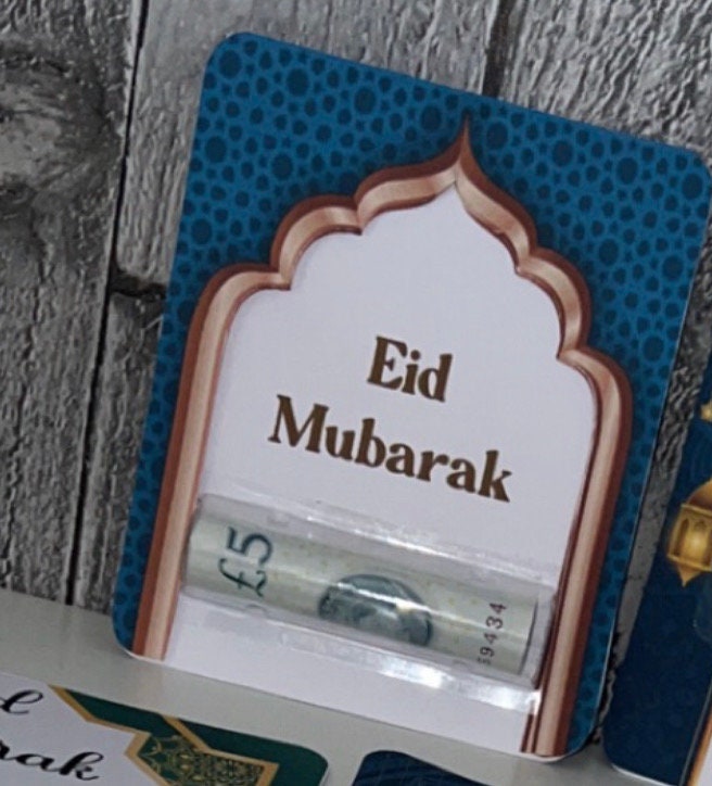 Eid Mubarak Money Gift Card - Etsy UK