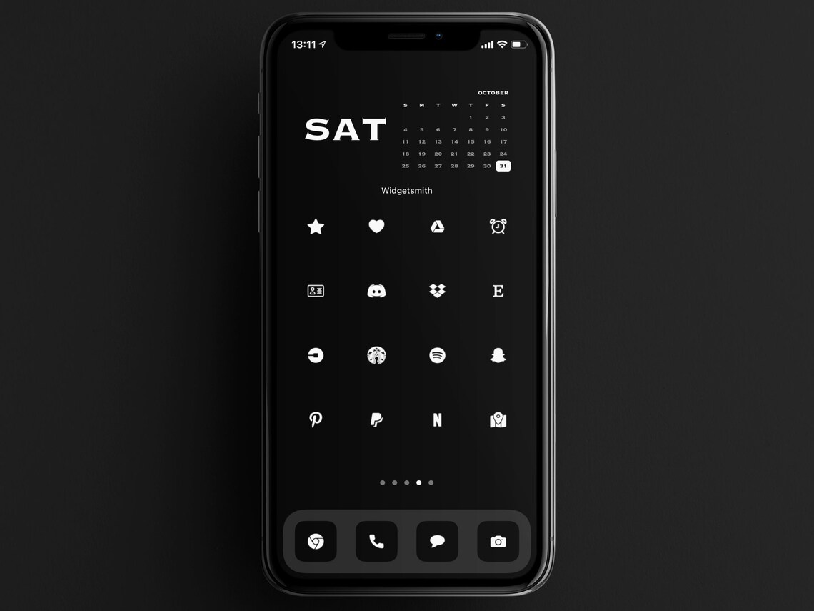 70+ Premium IOS 14 Icons Pack | Blackout | Custom iPhone Icons + Social ...