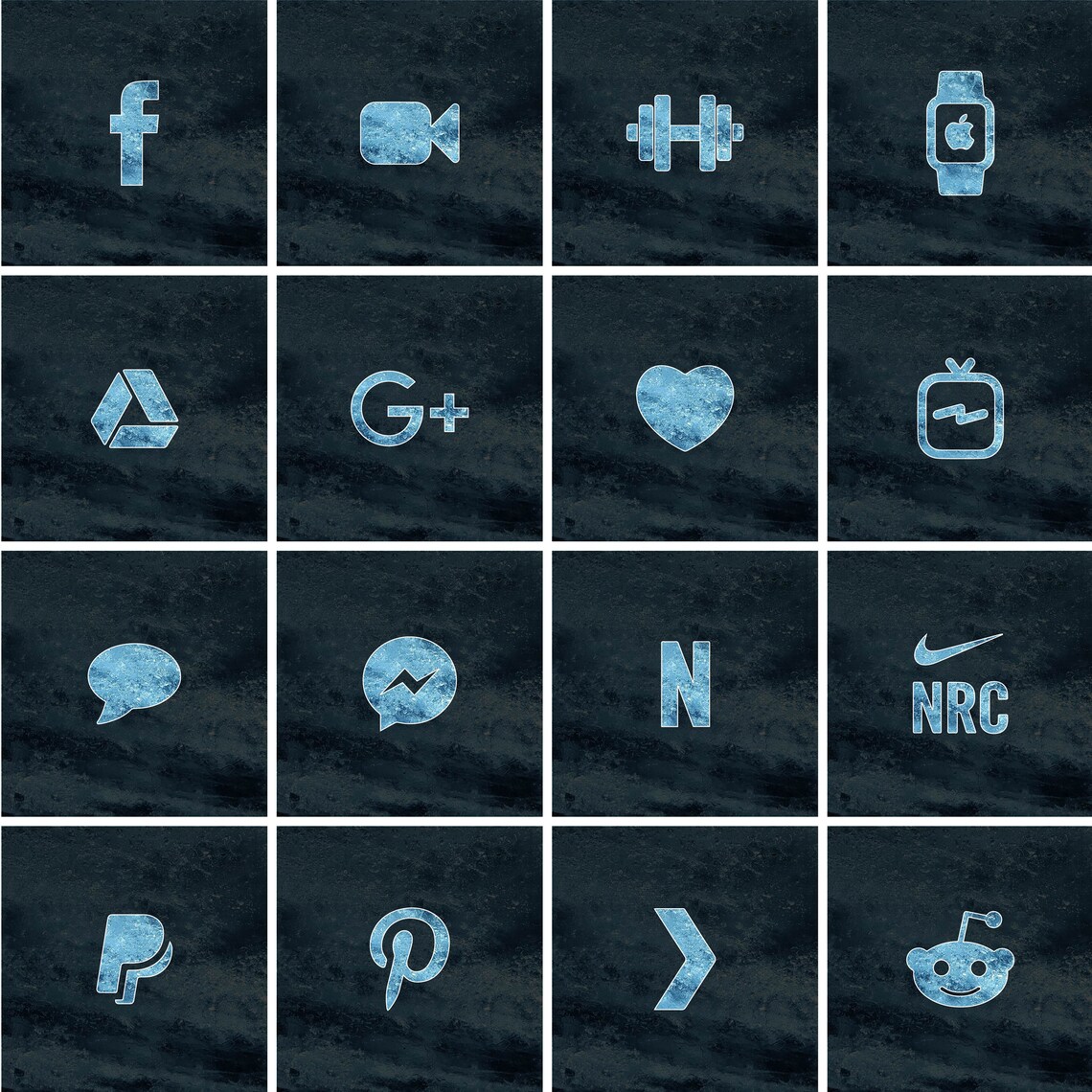 70 Premium IOS 14 Icons Pack Winter Ice Custom Iphone - Etsy