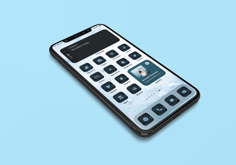 70 Premium IOS 14 Icons Pack Winter Ice Custom Iphone - Etsy