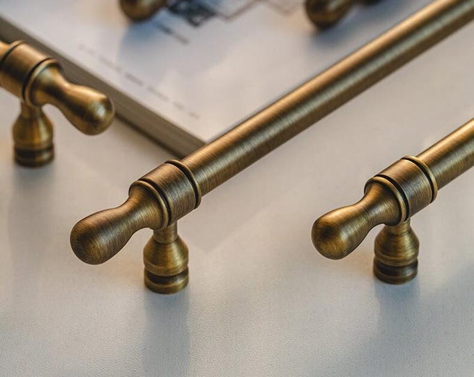 Semi Circle Brass Cabinet Pulls Knobs, Half Moon Gold Handles, Gold ...