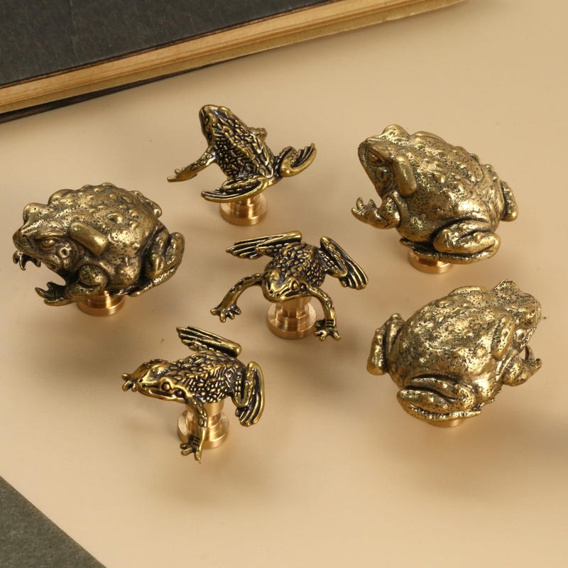 Funky Door Knobs Brass - Etsy UK