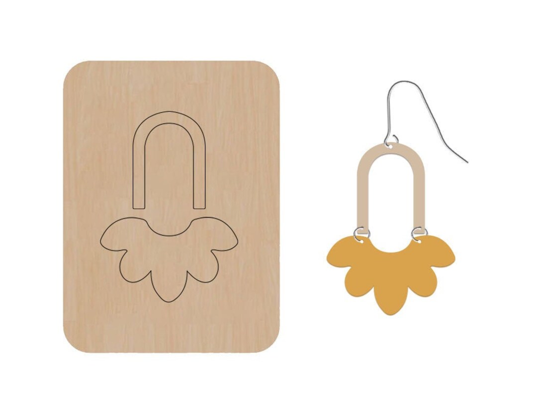 Arch Flower Earrings Leather Cutting Die Cutter, U Shape Leather Punch ...