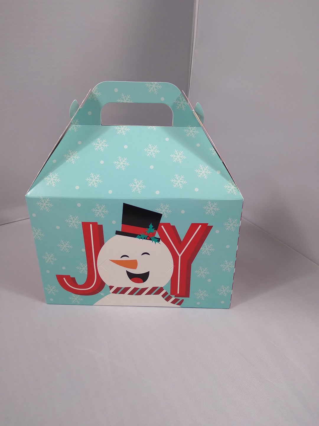 Joyful Snowman Gable Box - Etsy