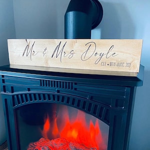 Personalised Rustic Wooden Plaques , Internal or External - Etsy UK