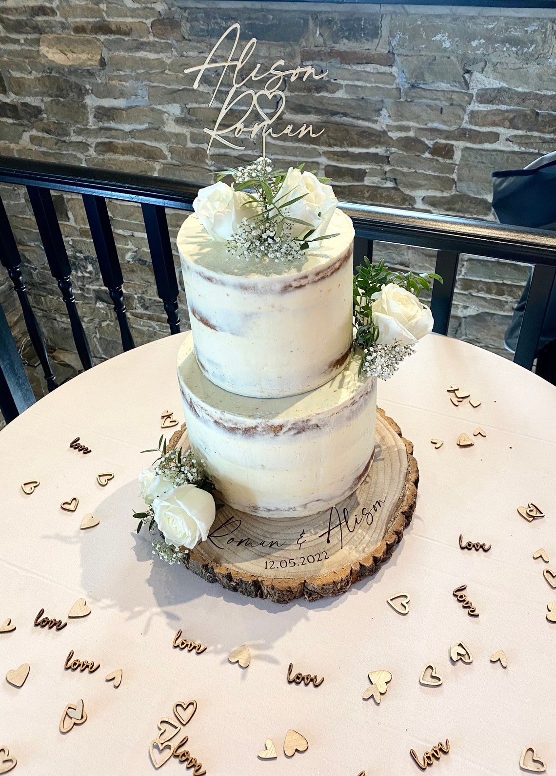 Extra Large XXL Personalised Rustic Cake Stands Engraved - Etsy