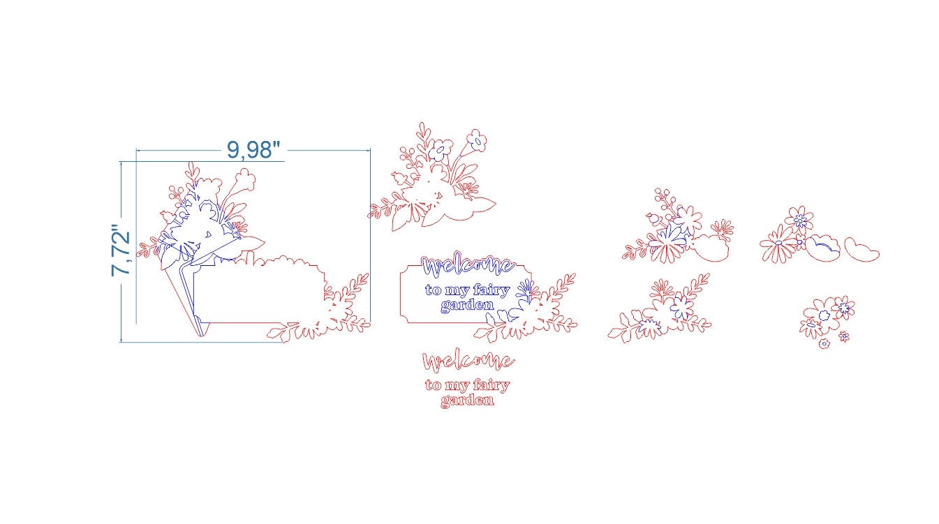 Spring SVG Bundle. Laser Cut File for Glowforge Cricut, Flowers ...
