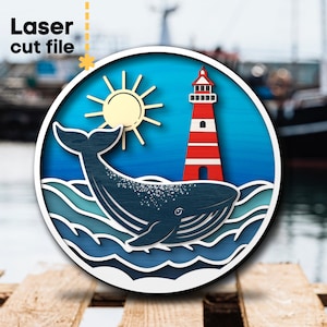 Sea Ornaments SVG Bundle. Laser Cut File for Glowforge, Ocean ...