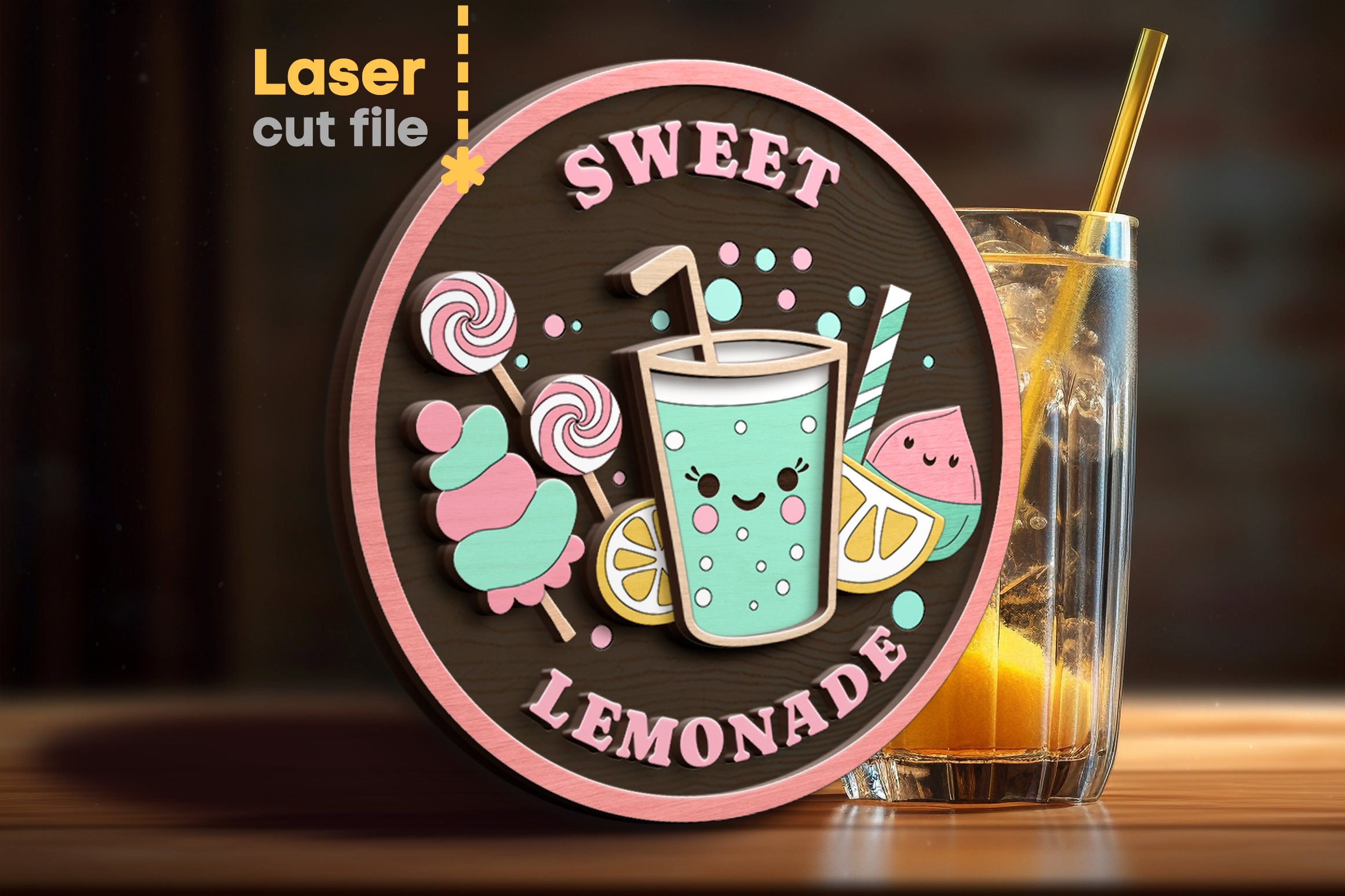 Sweets SVG Bundle. Laser Cut File for Glowforge, Ice Cream Cupcake ...
