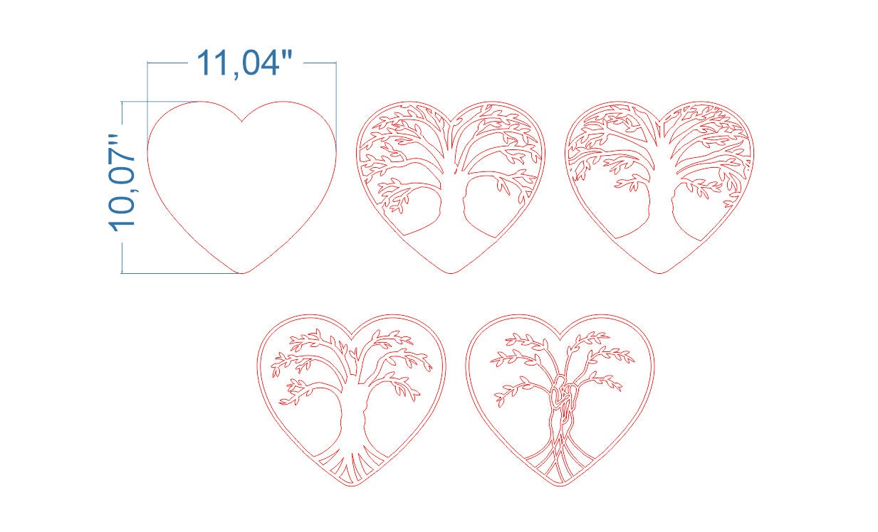 Tree of Life SVG. Laser Cut File for Cricut Glowforge Tree - Etsy Australia